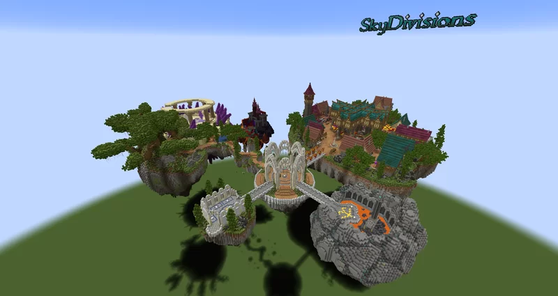 Fantasy medieval spawn commission Minecraft Map