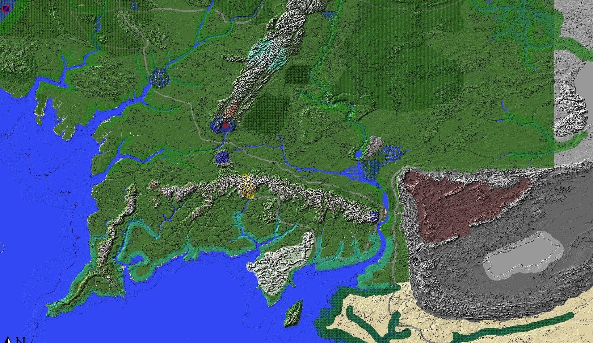 Minecraft Map Of Middle Earth
