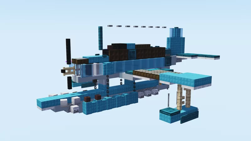 OS2U-3 "Kingfisher" Observation Floatplane (1.5:1 Scale) Minecraft Map