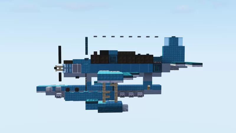 OS2U-3 "Kingfisher" Observation Floatplane (1.5:1 Scale) Minecraft Map