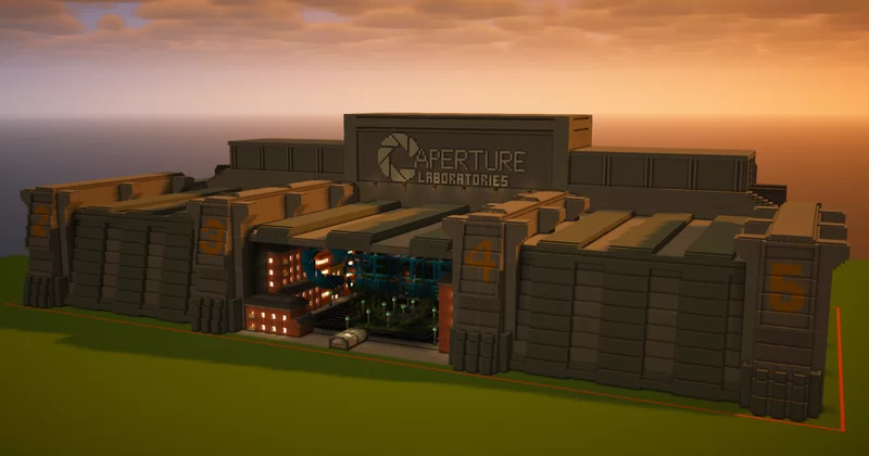 Aperture science facility Minecraft Map
