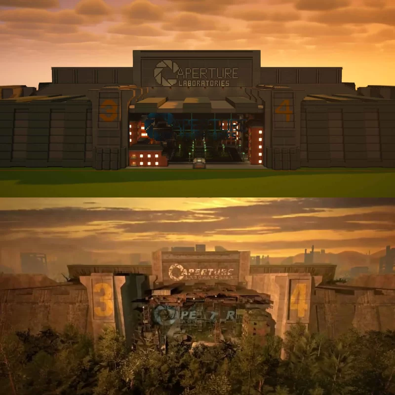 Aperture science facility Minecraft Map