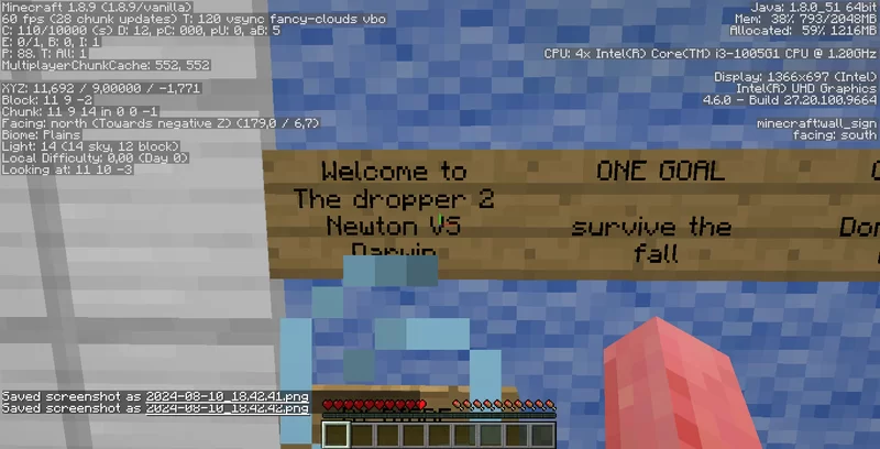 The dropper by BIGRE 1 AND 2 (DIRECT LINK)s Minecraft Map