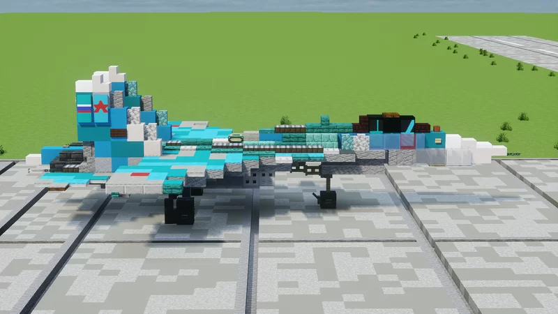 Su-33 Flanker Carrier Fighter Jet Minecraft Map