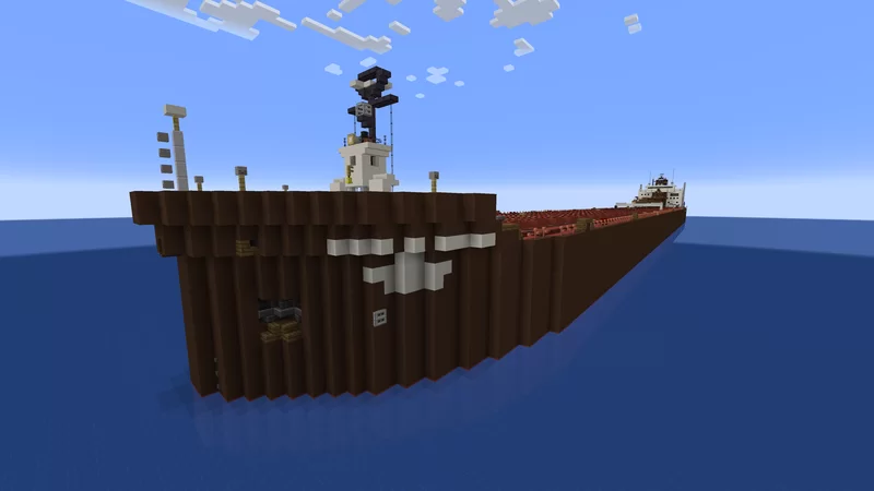 Paul R. Tregurtha - Great Lakes bulk freighter Minecraft Map