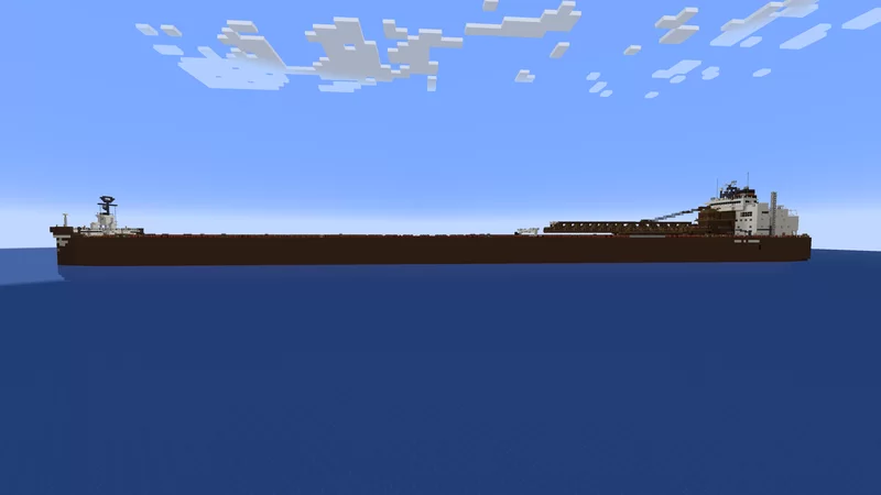 Paul R. Tregurtha - Great Lakes bulk freighter Minecraft Map