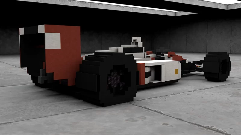 10:1 McLaren MP4/4 Formula 1 Minecraft Map