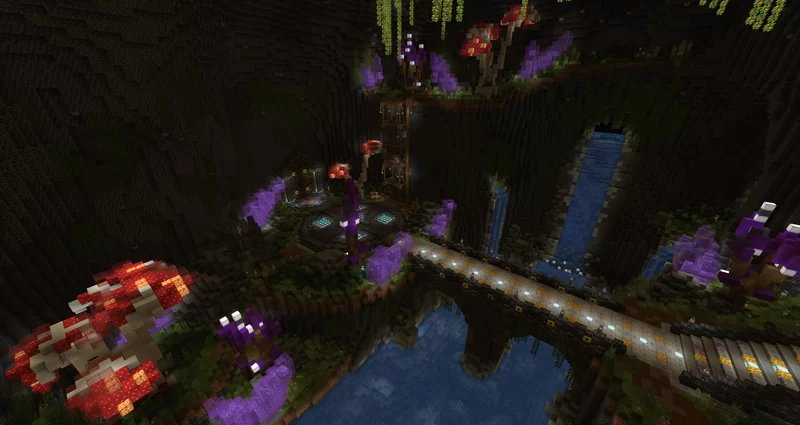 Dark cave commission Minecraft Map