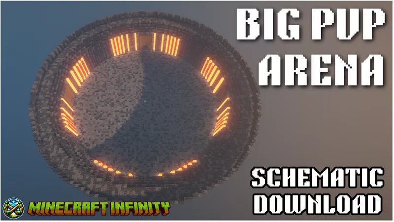 Big arena schematic download Minecraft Map
