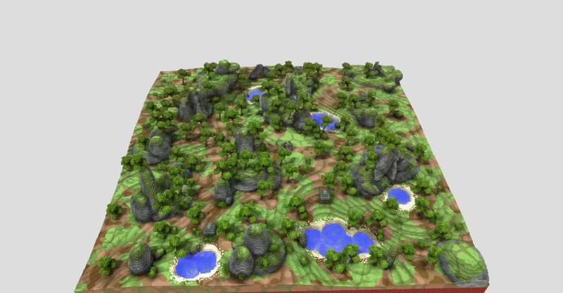 Jungle area for pvp Minecraft Map