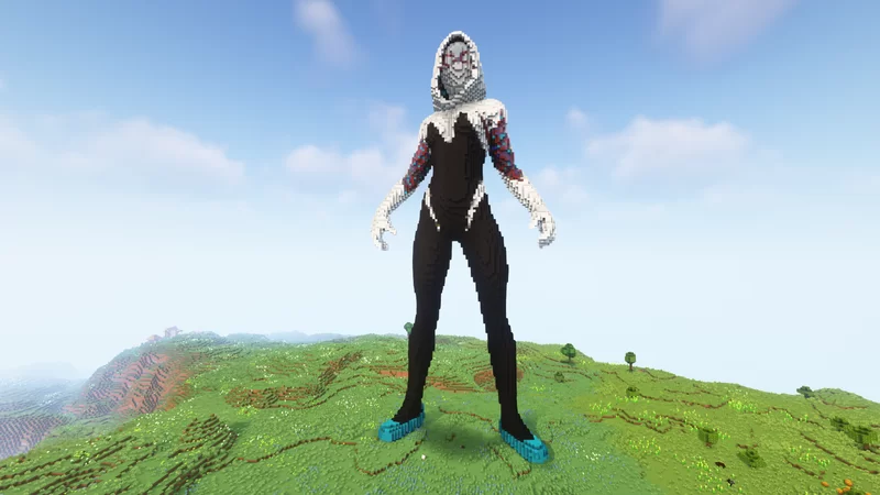 Minecraft Gwen Stacy Statue Minecraft Map