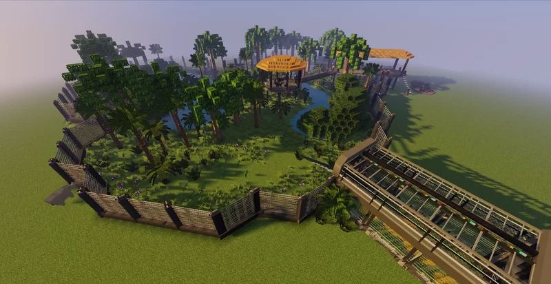 Baryonyx Enclosure (Jurassic World) Minecraft Map
