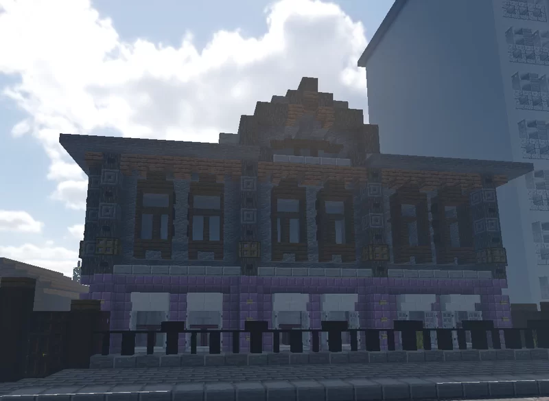 Русский дом XIX века | Russian house, XIX century Minecraft Map