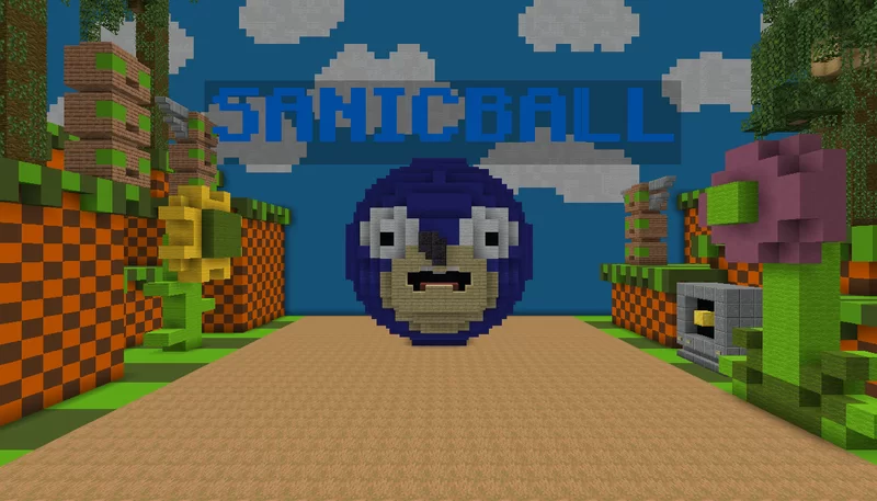 SANICBALL in Minecraft 1.20 Minecraft Map