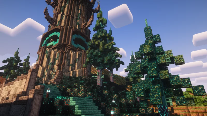 Warden Tower / Sculk Shop Minecraft Map