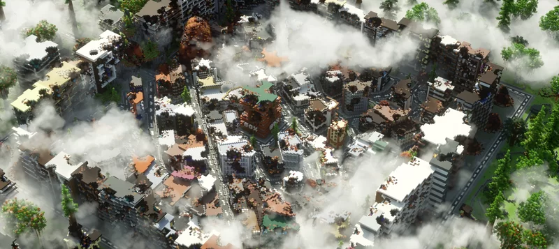 Destroyed City Minecraft Map