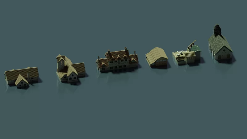 Medieval Town Pack - Conquest | Interiors | Download Minecraft Map