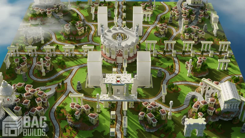 Kitmap Warzone Greek Theme Minecraft Map