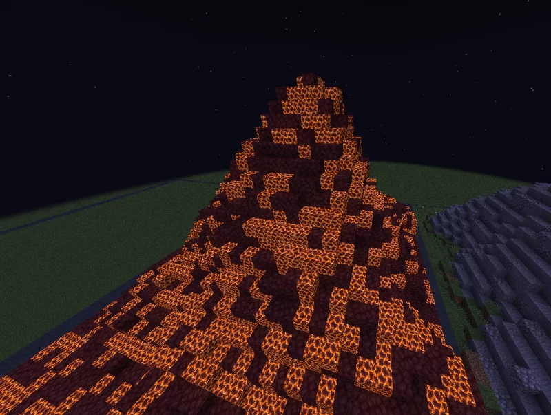 Mini Montaña de magma Minecraft Map