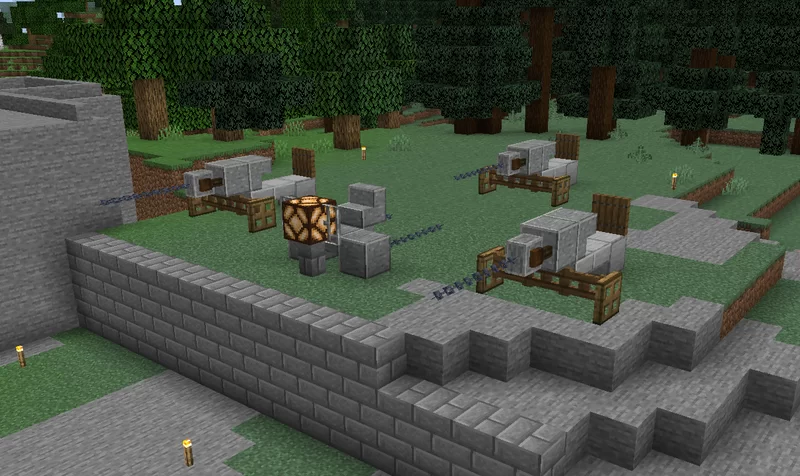Three 2cm Flak 30 Guns and a 60cm Searchlight Minecraft Map