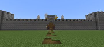 Castle Minecraft Maps with Downloadable Schematic for Bedrock Edition
