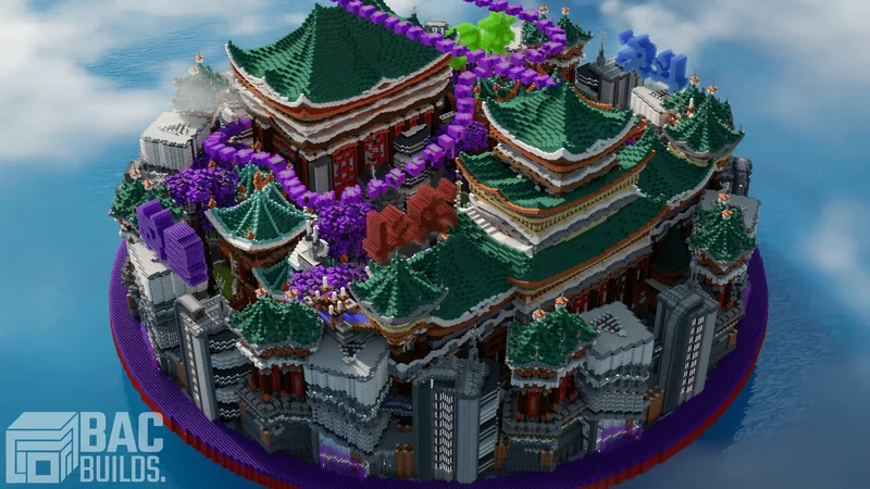 Lobby/Spawn Future China Theme Minecraft Map