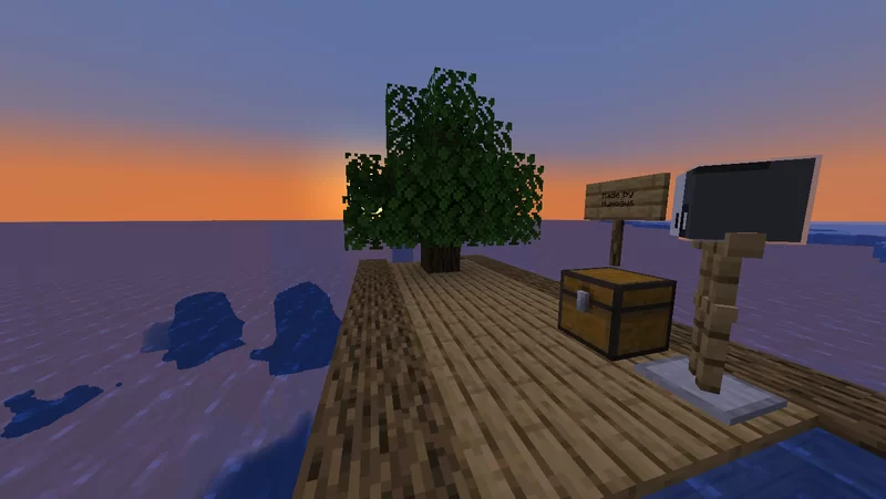 Raft Survival by: Humogus Minecraft Map