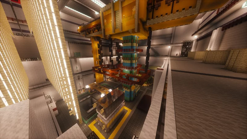 Veldsk NPP- Reactor Hall 1. Minecraft Map