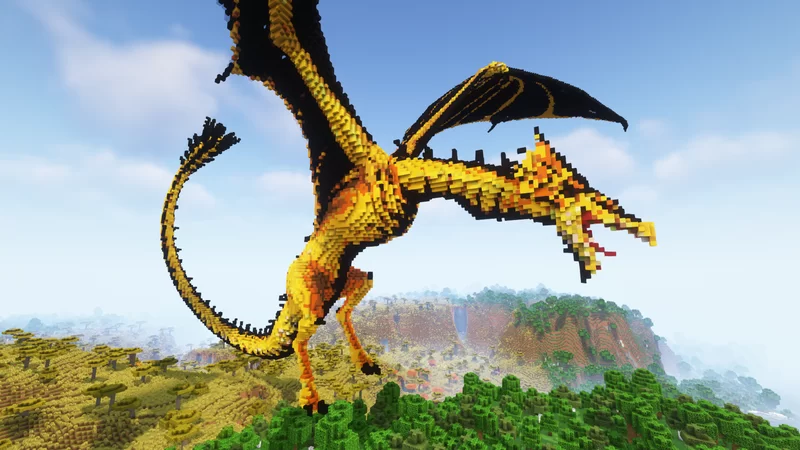 Minecraft Hornet Wyvern Statue Free Minecraft Map