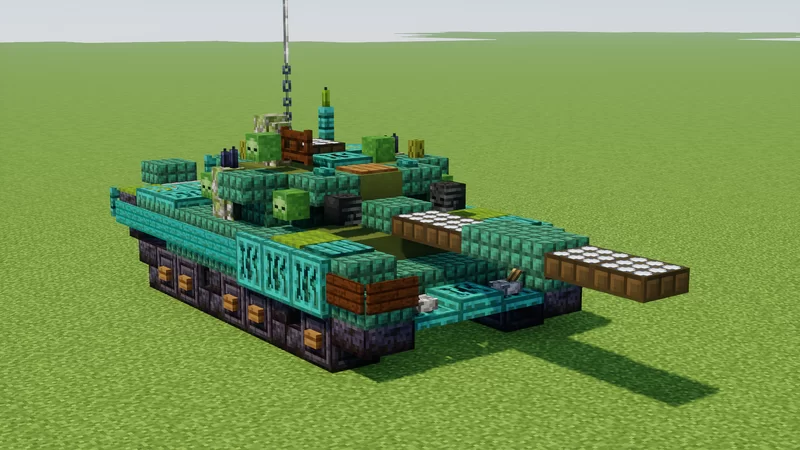 T-90A Main Battle Tank Minecraft Map
