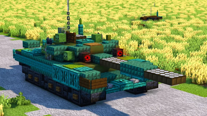 T-90A Main Battle Tank Minecraft Map