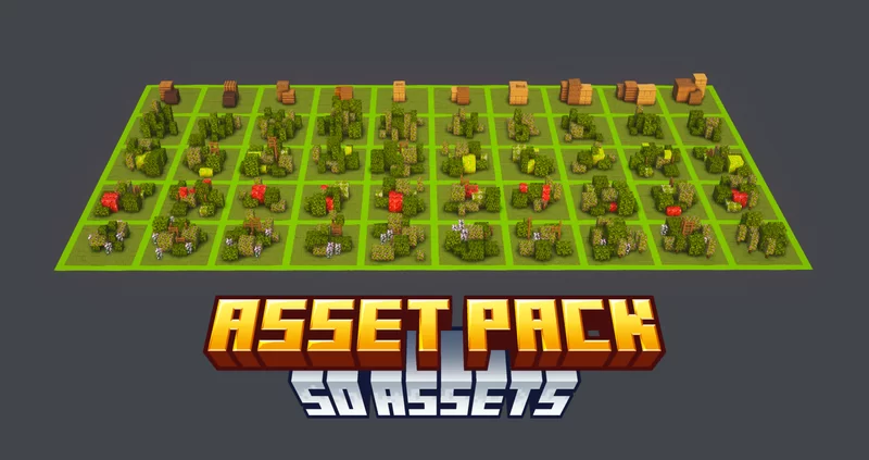 Asset Pack | 50 Assets Minecraft Map
