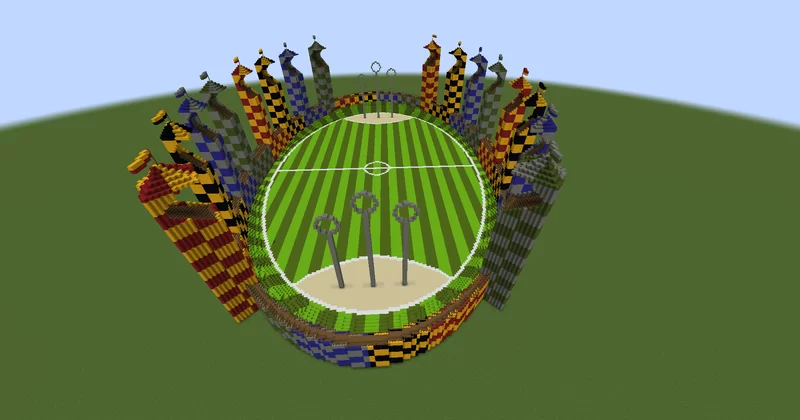 Quidditch pitch Version 2 Minecraft Map