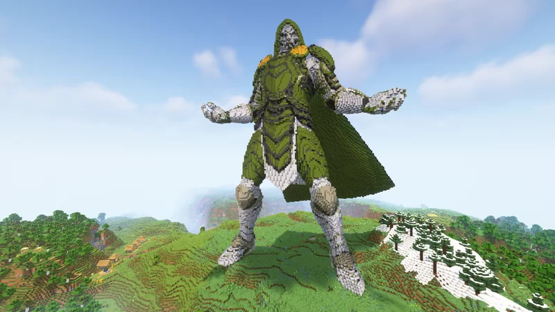 Minecraft Dr Doom Statue Minecraft Map