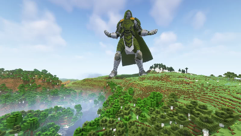 Minecraft Dr Doom Statue Minecraft Map