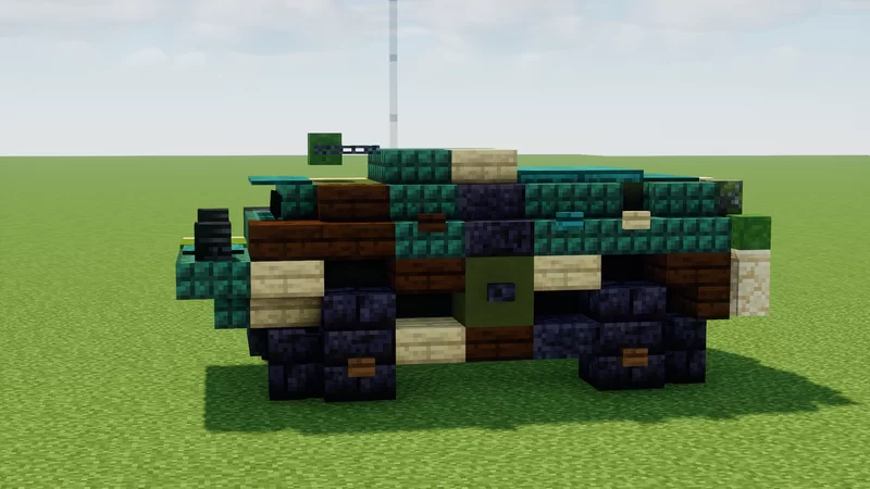 Soviet BRDM-2 Scout Car Minecraft Map