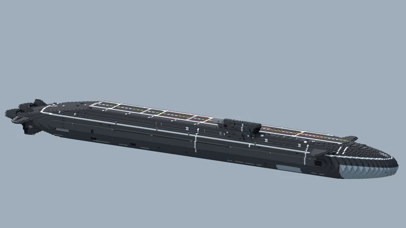 Experimental Submersible carrier 1 [Fictional] Minecraft Map