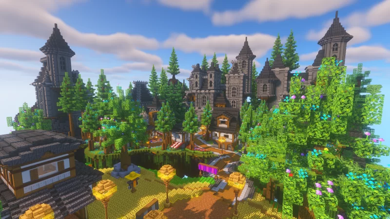 Purple Spawn | 620 x 620 Minecraft Map