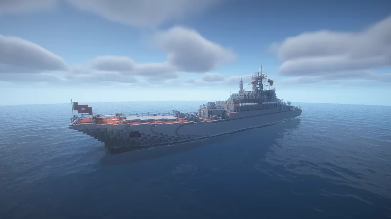 [OLD] Soviet navy, Project 775, Ropucha class landing ship Minecraft Map