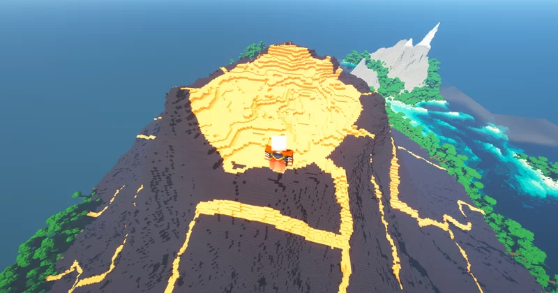 Volcano Map Minecraft Map