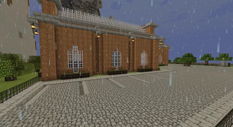 Abandoned factory refurbished into server store design build Minecraft Map