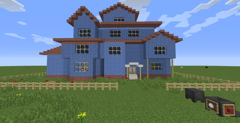 hello neighbor prototype house Minecraft Map