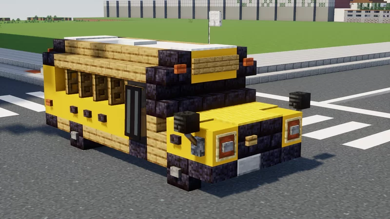 Short School Bus Minecraft Map