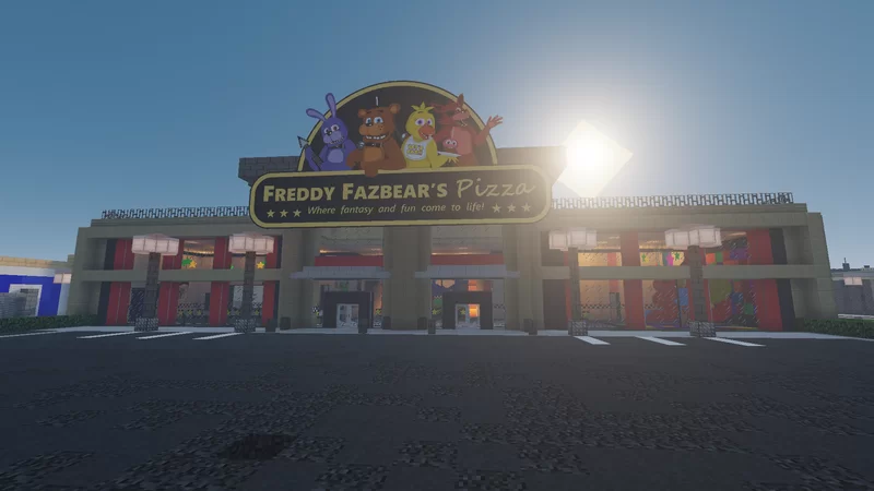 Mapa de Five Nights at Freddy's da Série Machinima/RP do Canal @akirazg ...