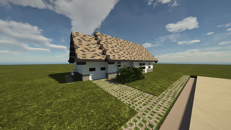 Real Street House Minecraft Map