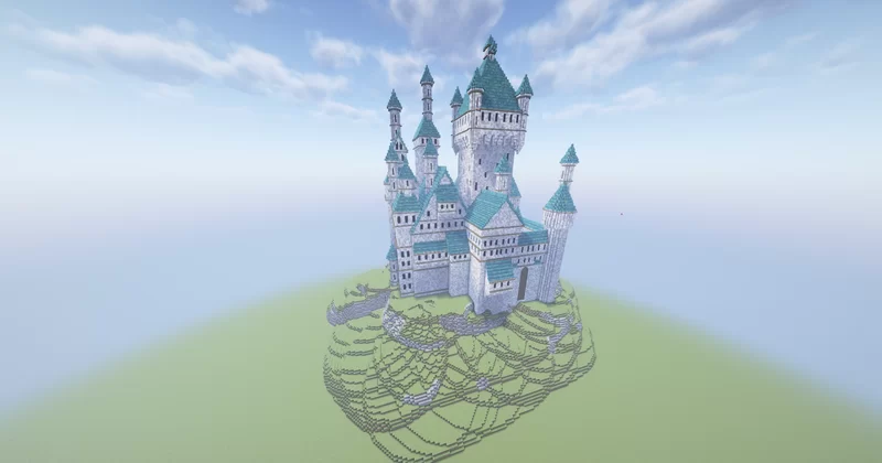 White castle (Medium-sized) Minecraft Map
