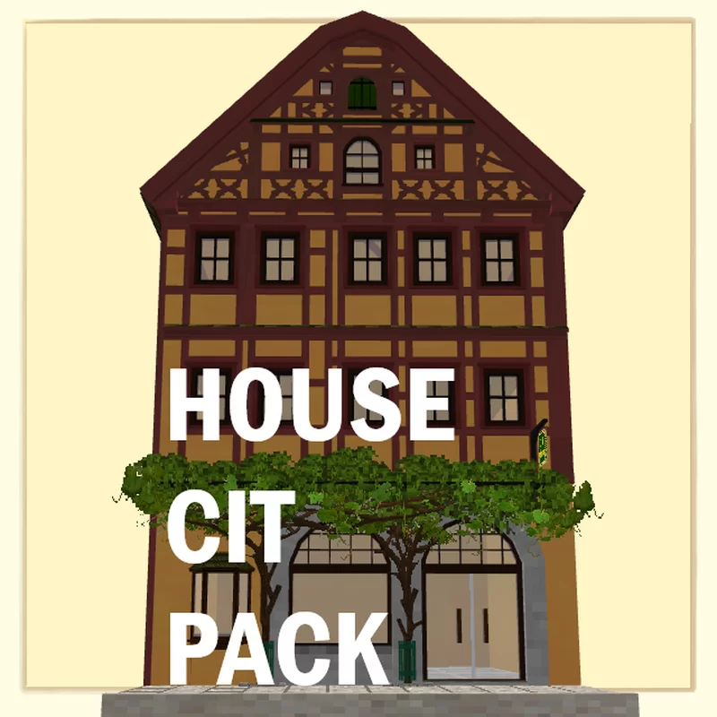 Block Bench Model To Minecraft Entity Display - House Example (Resource ...