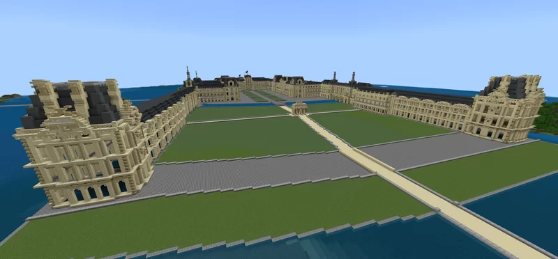 Palais du Louvre Minecraft Map