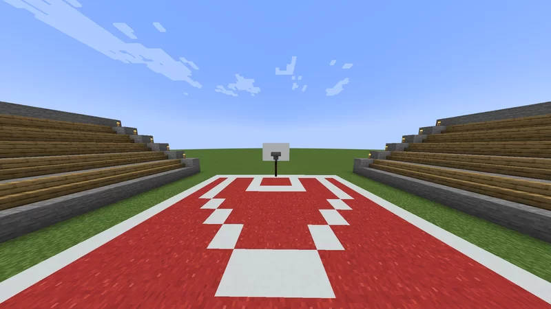 Basketball court Minecraft Map