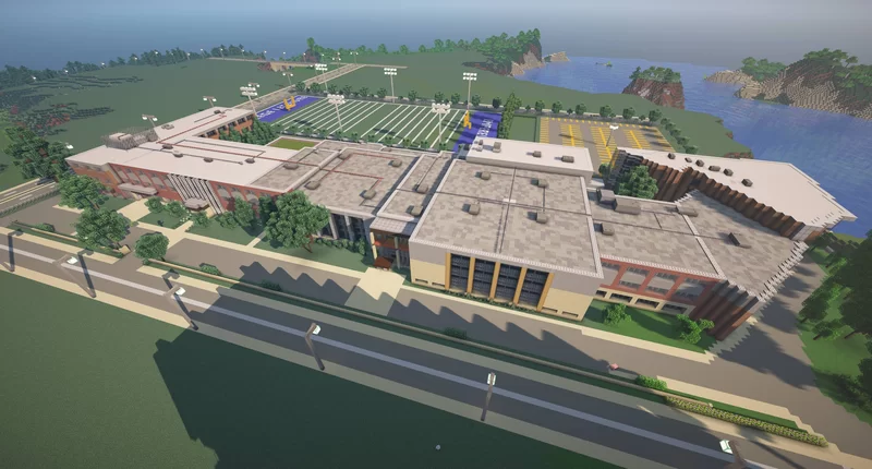 High school College Letendre Minecraft Map